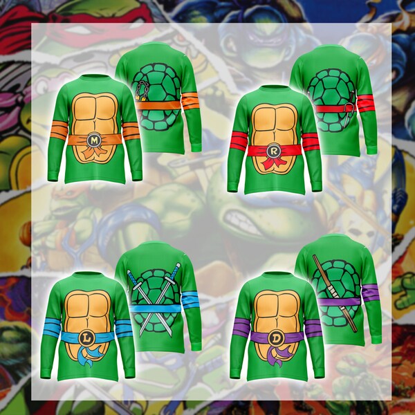 Ninja turtle costume - Etsy France