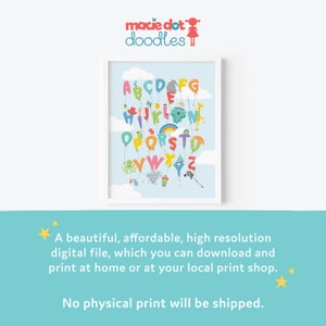Balloon Alphabet Print - Digital Download - Etsy