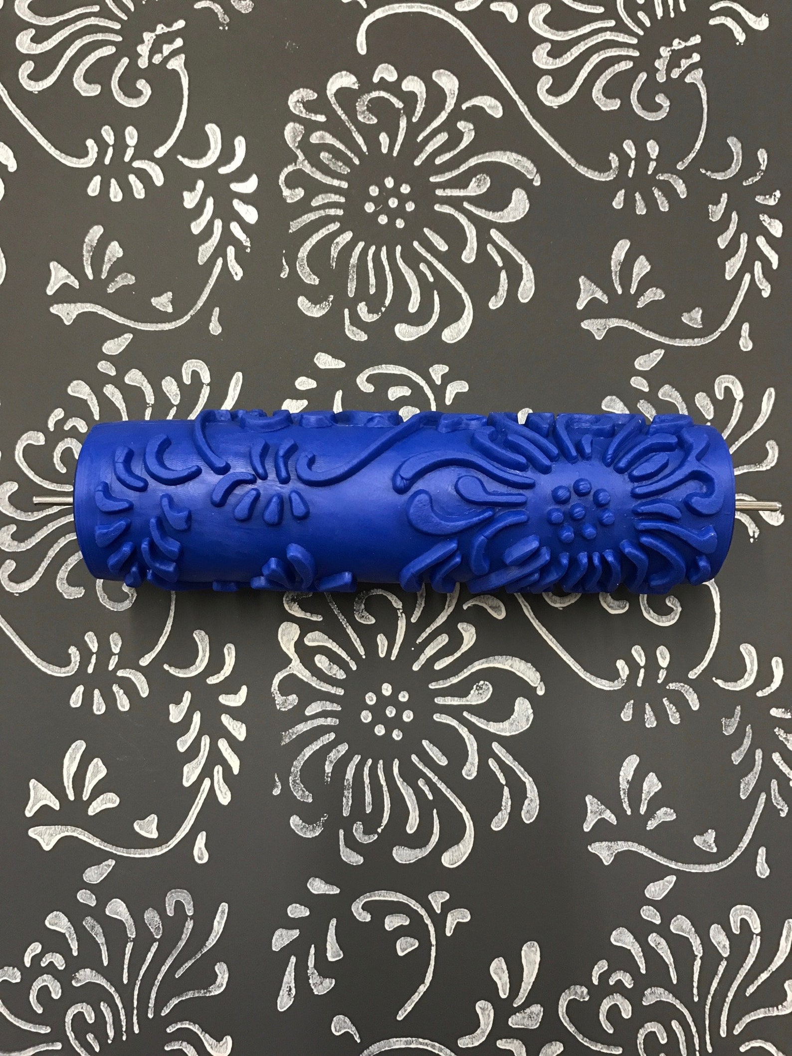 Chrysanthemum Pattern - Stamping Paint Roller - 7