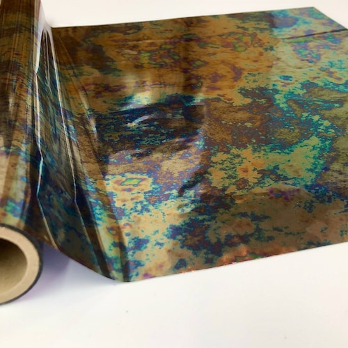 Metallic Foil Ramsey Rose Silver Transfer Sheet Roll - Etsy