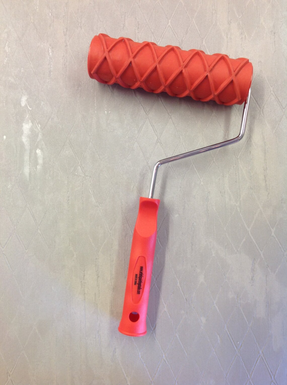 Diamonds Decorative Patterned Paint Roller - Etsy