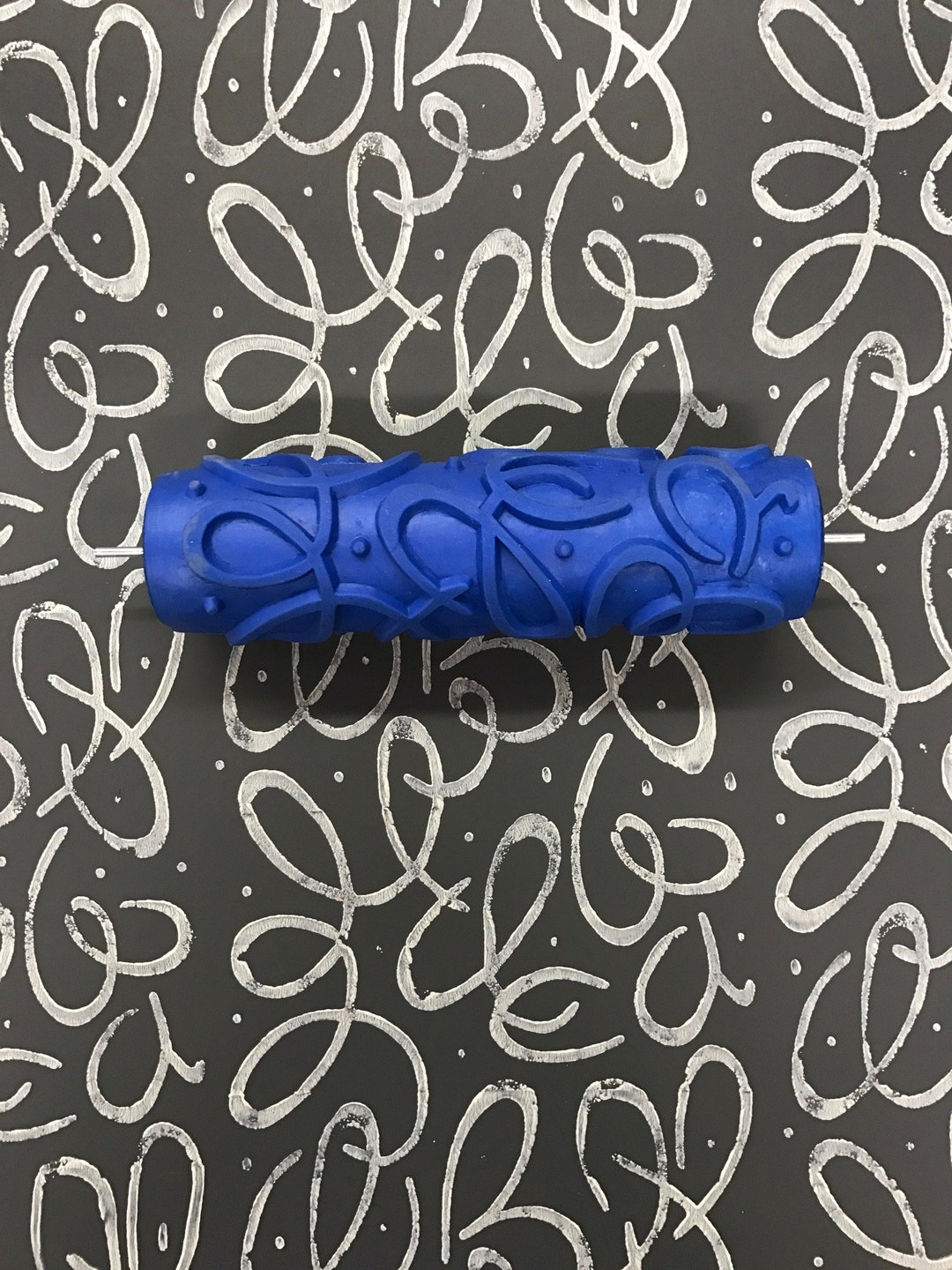 Loop-de-loop Pattern - Stamping Paint Roller - 7" Decorative Art Roller ...