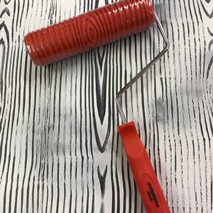 Wood Grain Pattern - 7" Decorative Art Paint Roller - Etsy