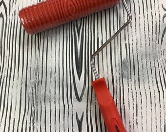 Wood Grain Pattern 7 Decorative Art Paint Roller Etsy Australia