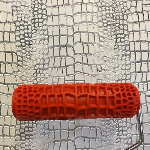 Craft Supplies & Tools Home & Hobby 3D Textured Rubber Roller Crocodile ...