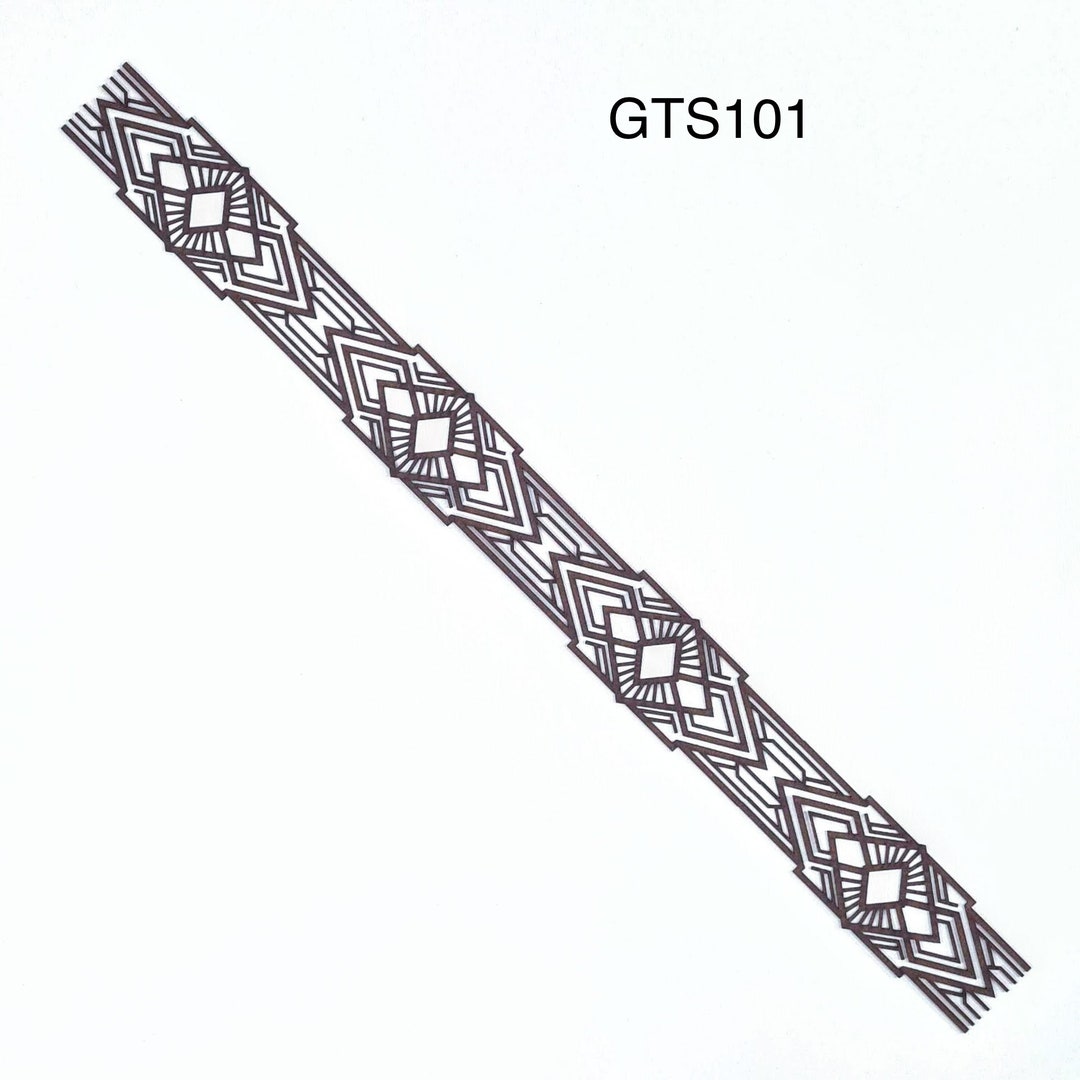 Polyonlay Geo Trim Strips Pack of 2 6 Patterns to Choose From - Etsy