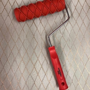 Diamonds - Decorative Patterned Paint Roller - Etsy