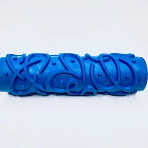 Loop-de-loop Pattern - Stamping Paint Roller - 7" Decorative Art Roller ...