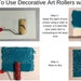 Chevron Pattern - Decorative Art Roller - Etsy