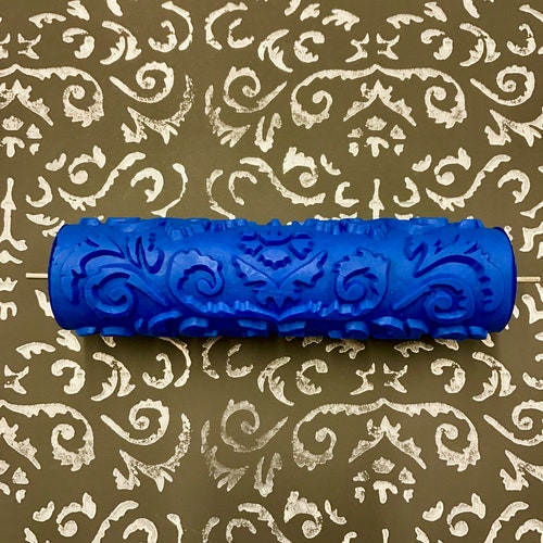 Flower Power Pattern Stamping Paint Roller 7 - Etsy