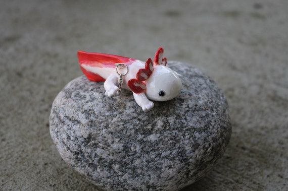 Axolotl Charm | Etsy