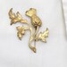 Gold Brass Thistle Stick Pin, Scottish Lapel Pin, Boutonniere, Scotland ...