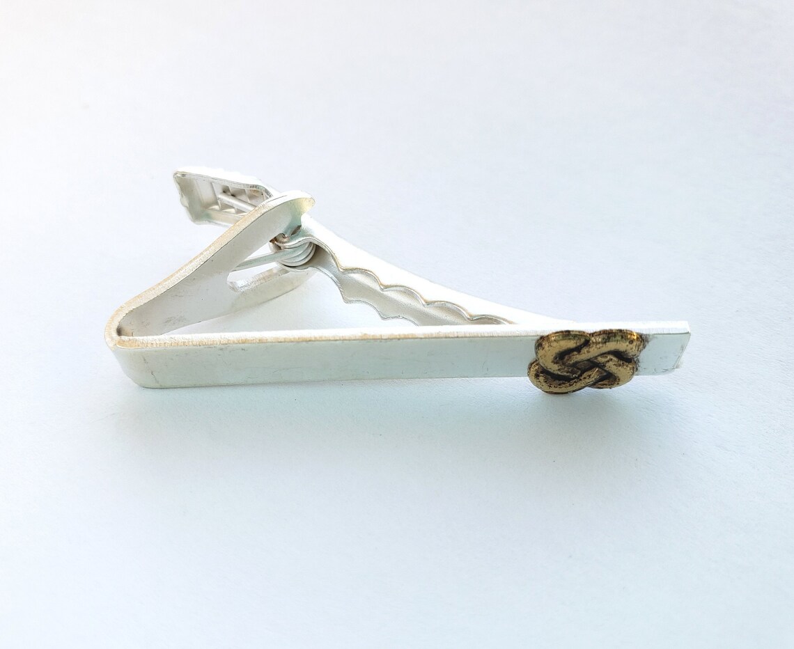 Gold Celtic Knot Tie Clip Irish Heritage Lucky Tie Bar | Etsy