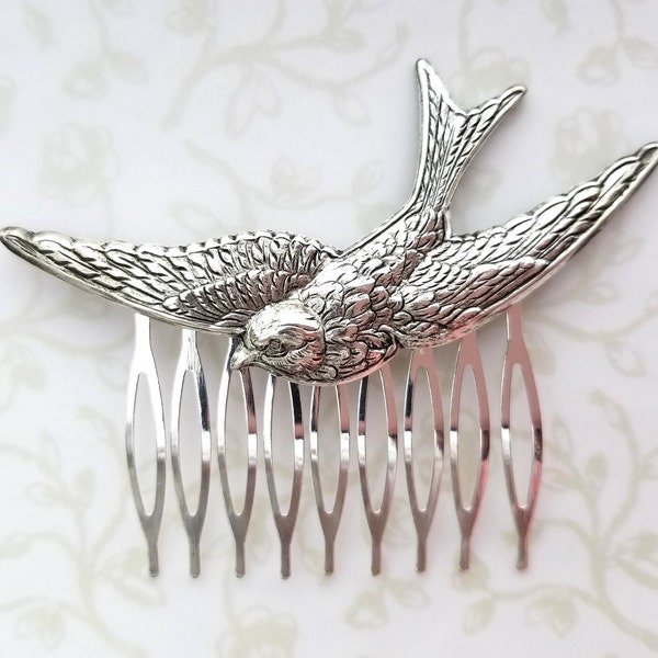 Bird Hair Comb - Etsy
