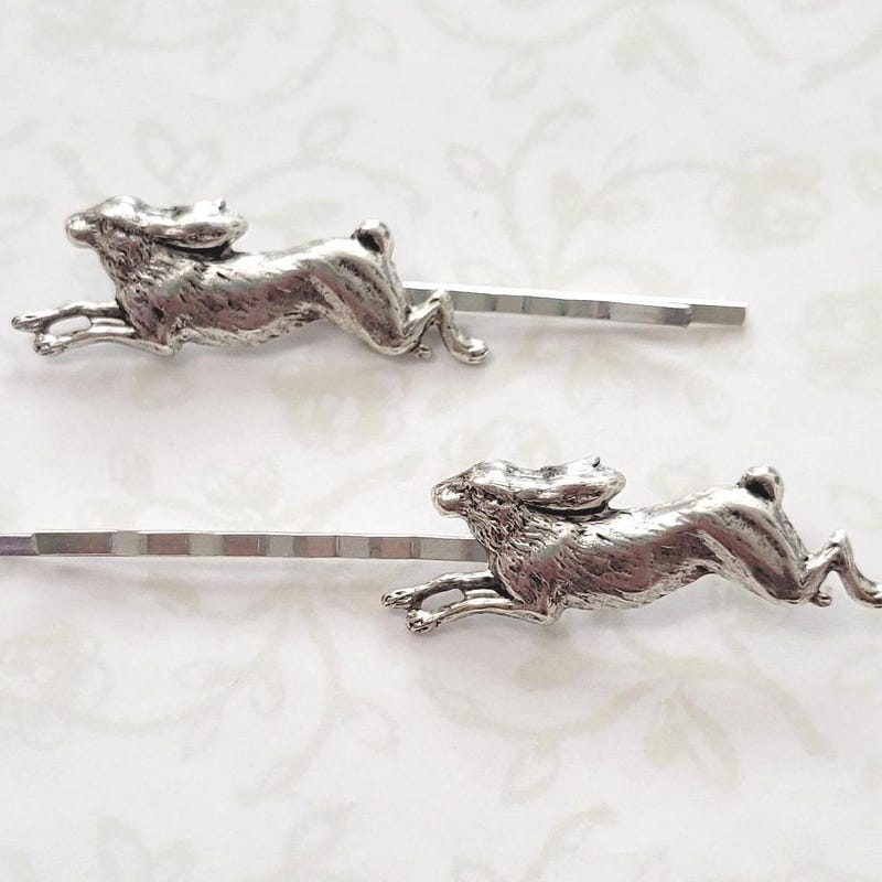 Bunny Hair Clip - Etsy