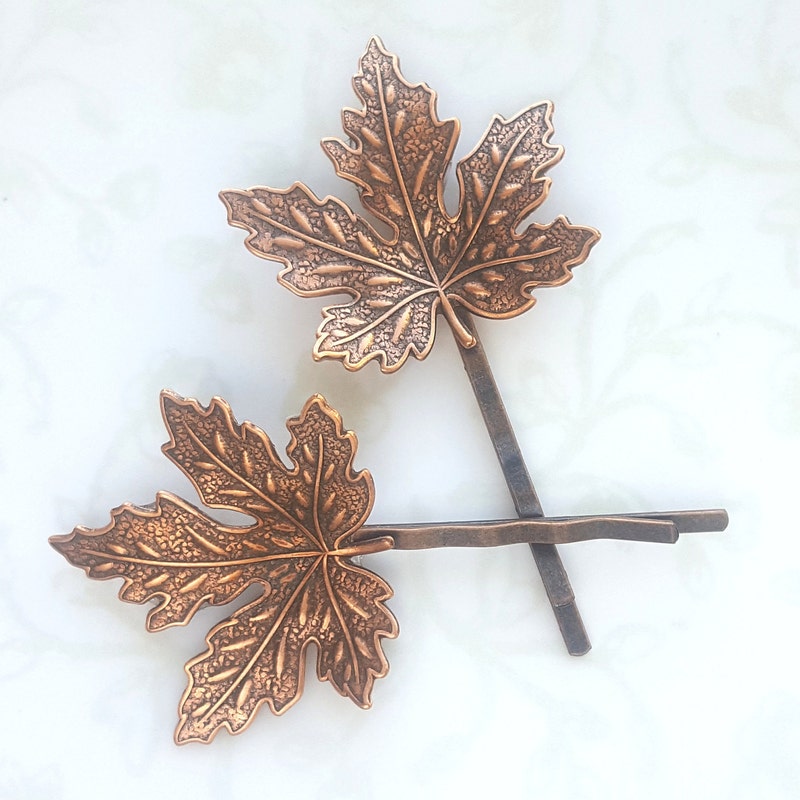 Maple Leaf Hair Pin - Etsy