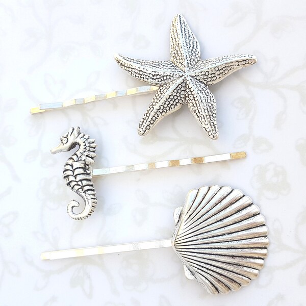 Silver Hair Pin - Etsy
