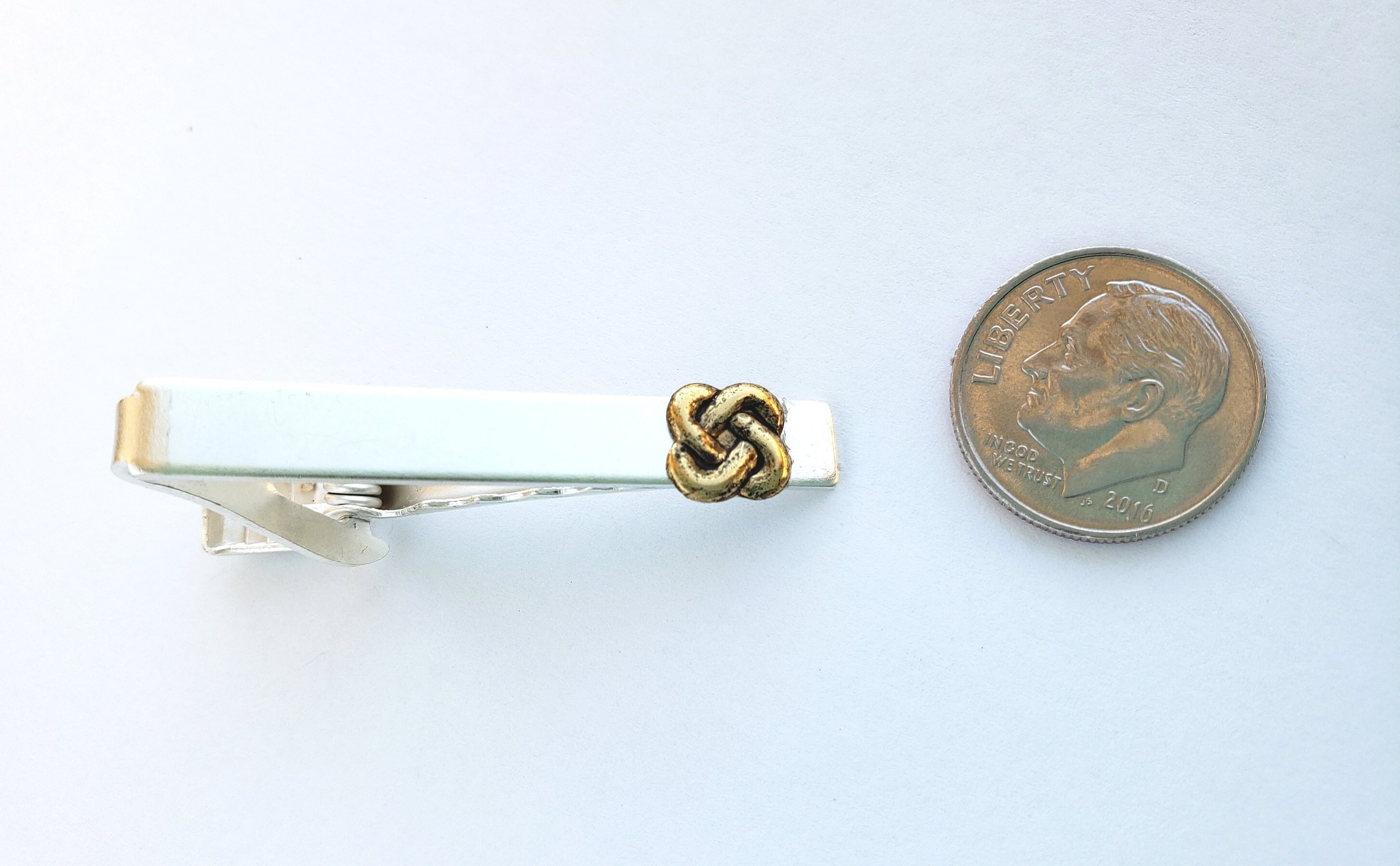 Gold Celtic Knot Tie Clip Irish Heritage Lucky Tie Bar | Etsy