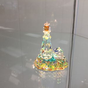 Harbor Lighthouse Crystal Figurine - Etsy