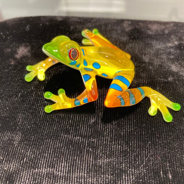 Art Glass Frog - Etsy