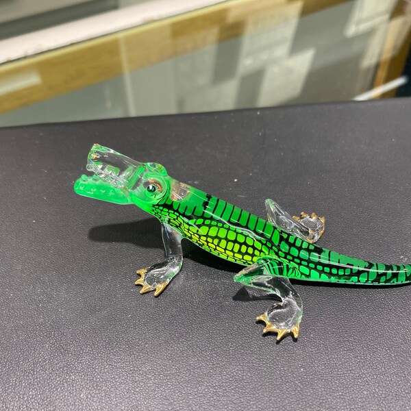 Alligator Figurine - Etsy