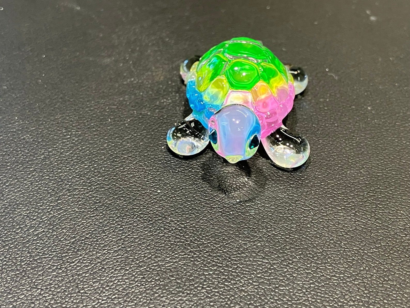 Turtle Snow Cone Glass Figurine - Etsy