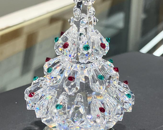Christmas Tree Crystal Figurine - Etsy