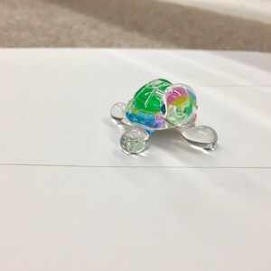 Turtle Snow Cone Glass Figurine - Etsy