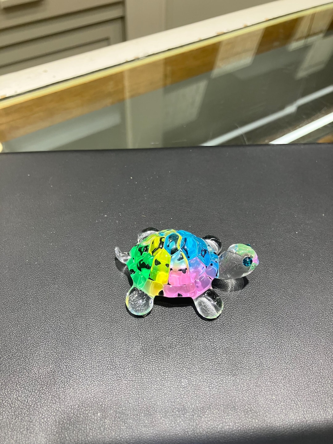 Snow Cone Turtle Glass Figurine - Etsy