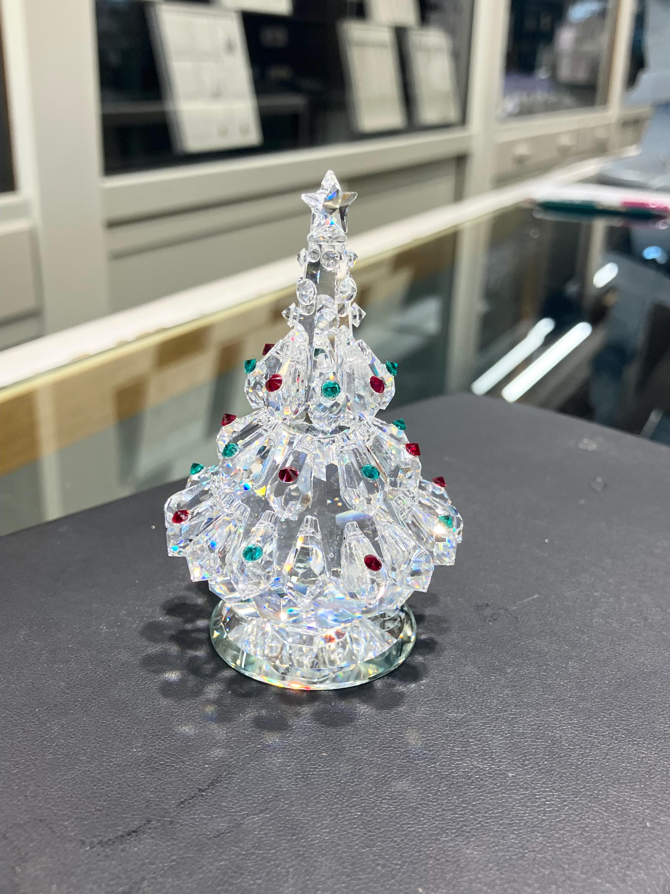 Christmas Tree Crystal Figurine - Etsy