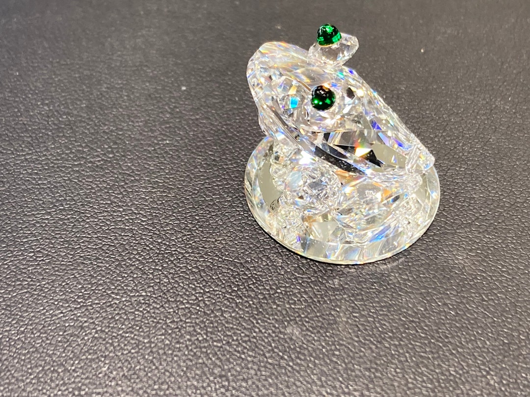 Frog Crystal Figurine - Etsy