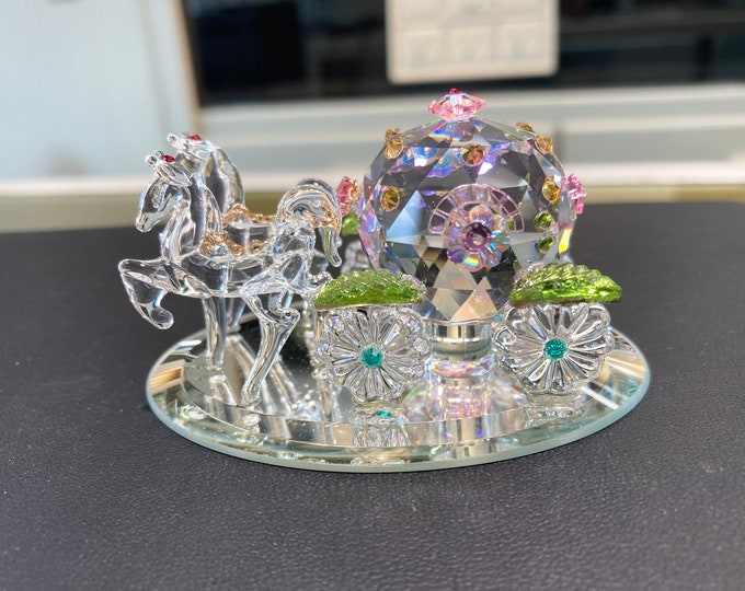 Fantasy Coach Crystal Figurine - Etsy