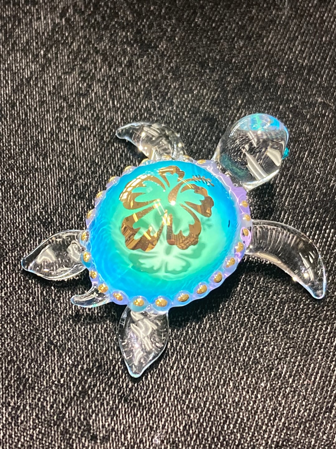Sea Turtle Aloha Glass Figurine - Etsy