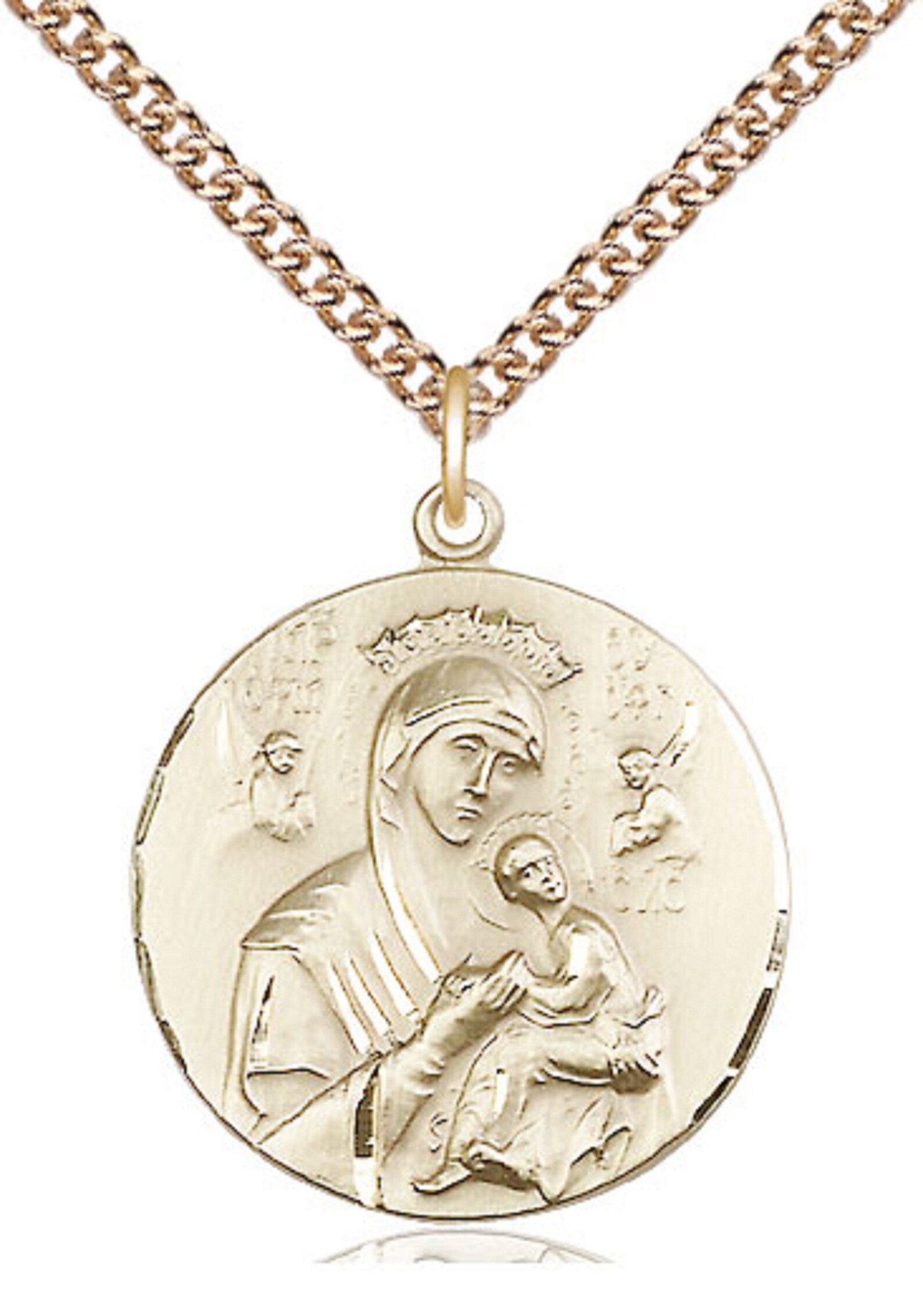 Our Lady of Perpetual Help Gold Filled Pendant - Etsy