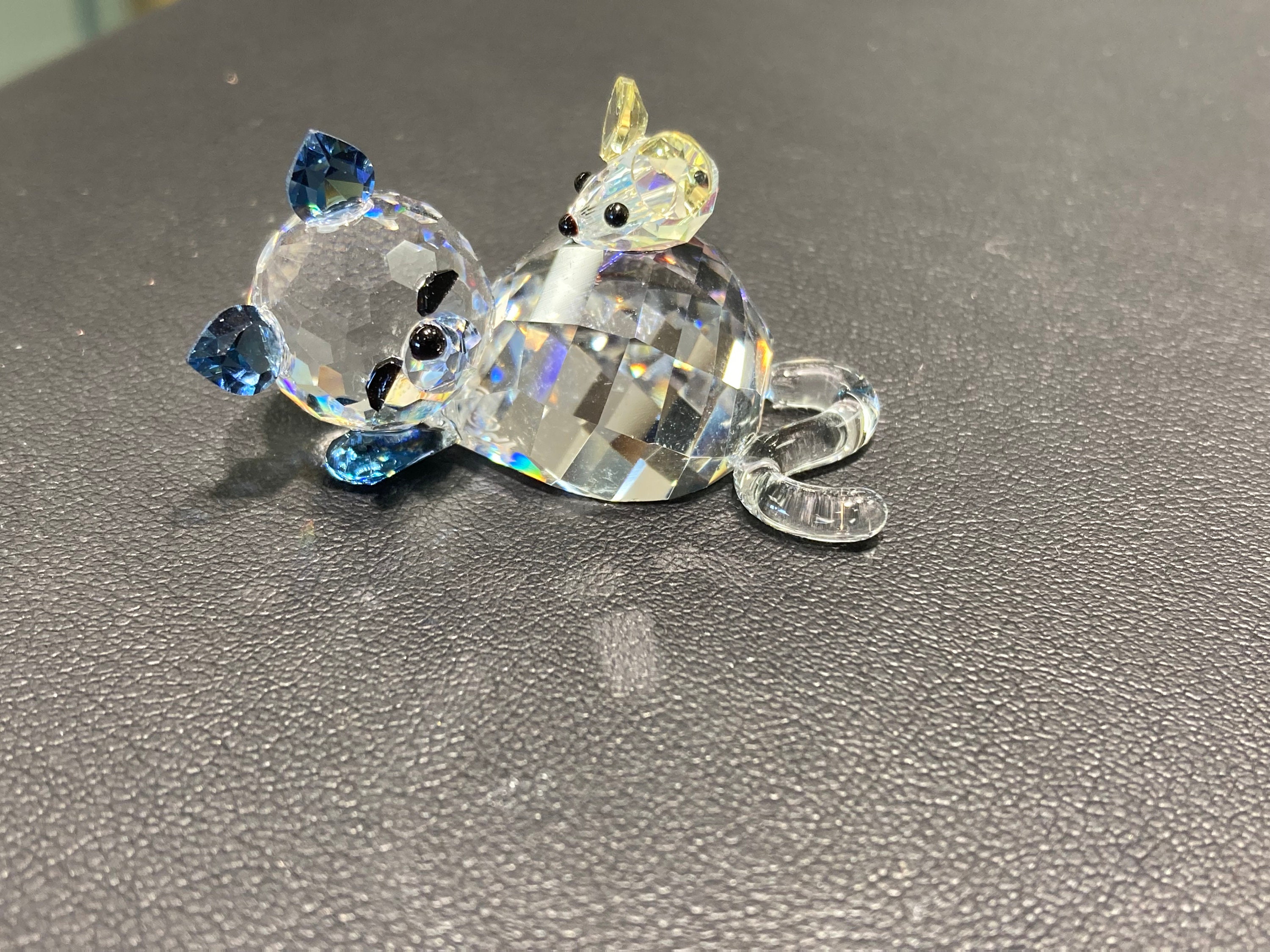 Mice Dream Crystal Figurine Glass Art Art & Collectibles etna.com.pe