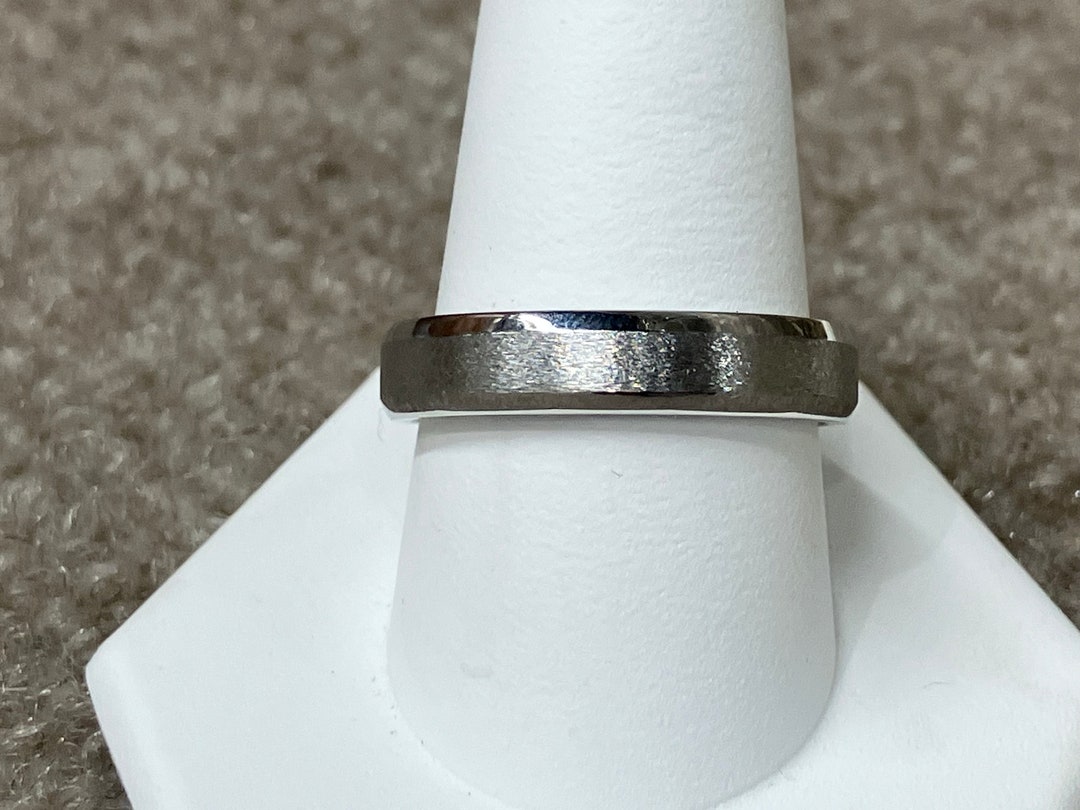 Cobalt Chrome Wedding Ring - Etsy