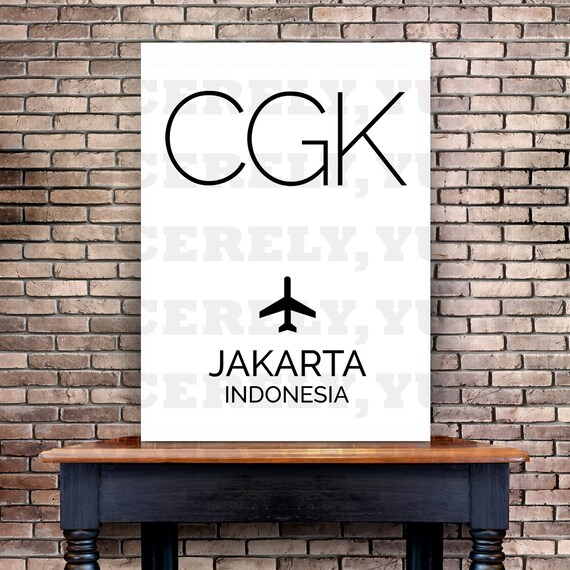 CGK Jakarta Airport Code Poster International Airport Code Etsy cgk-jakarta-airport-code-poster-international-airport-code-etsy