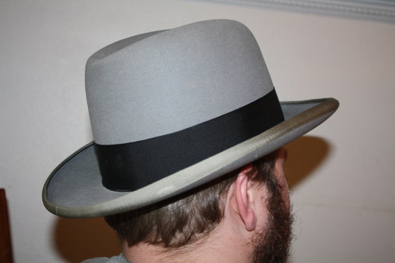 Stetson Felt HAT with Adam hat BOX Wales Style Fedora… - Gem