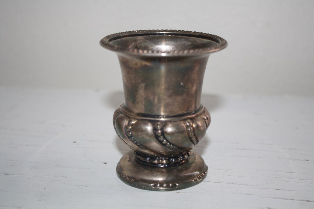 Silver Metal Small Vase Cup Volatile Candle Holder - Etsy