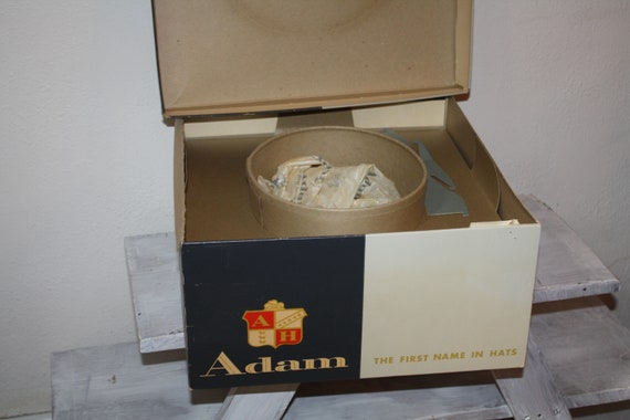 Stetson Felt HAT with Adam hat BOX Wales Style Fedora… - Gem