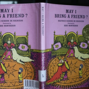 May I Bring A Friend Children's Book - 1964 First Edition - Etsy