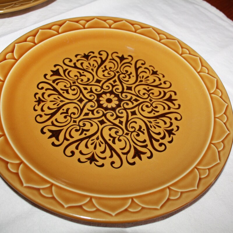 Mustard Dinner Plates - Etsy