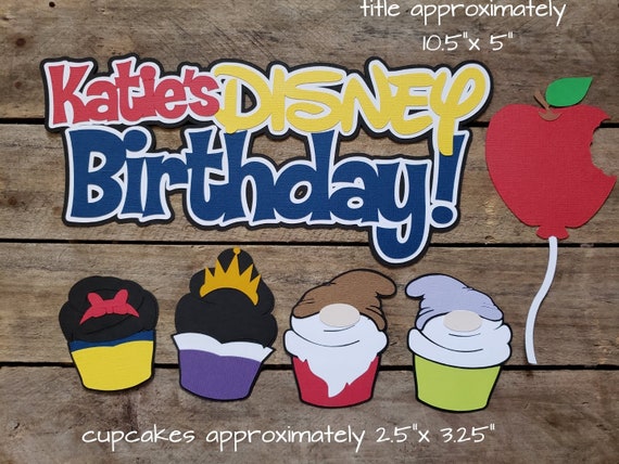 Paper, Party & Kids Papercraft Scrapbooking Disney Snow White and the ...