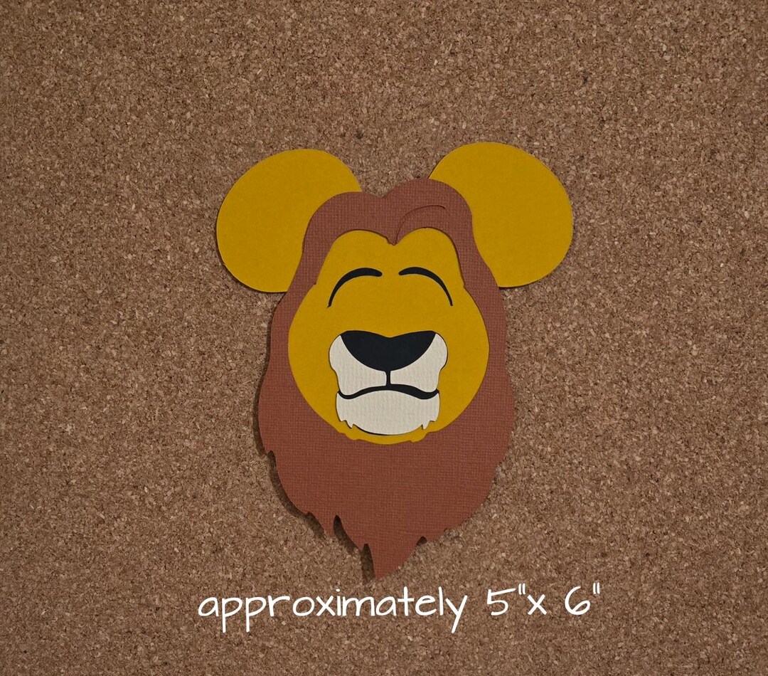 Disney the Lion King Themed Scrapbooking Embellishments or Hotel Window ...