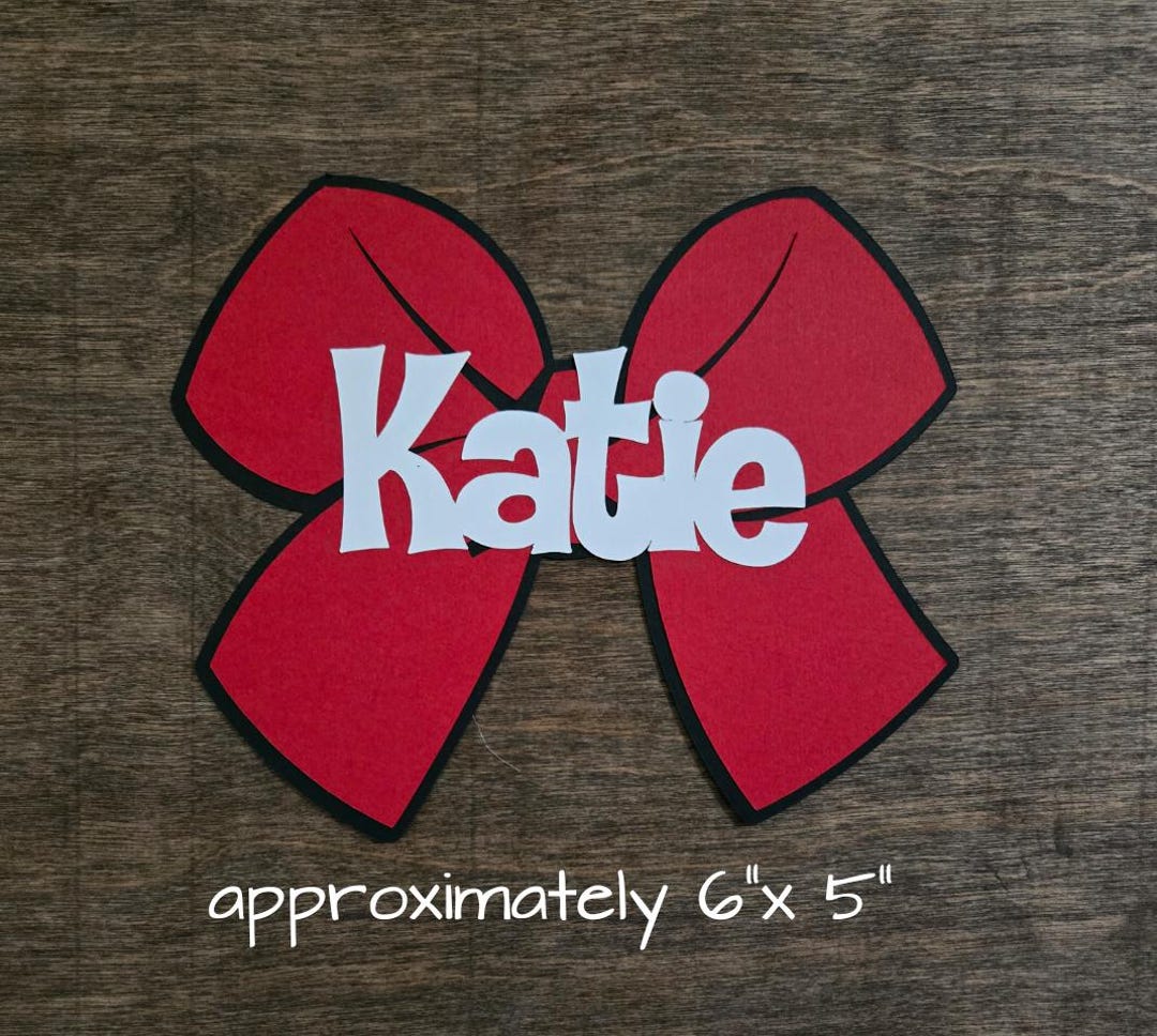Cheer at Disney Scrapbook Embellishments or Window Decorations Bow - Etsy