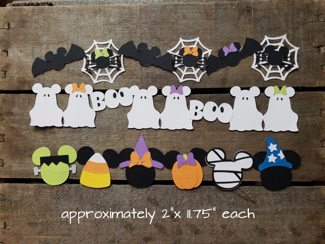 Disney Themed Halloween Scrapbooking Embellishments Borders - Etsy