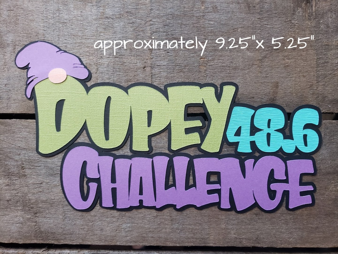 Rundisney Marathon Weekend Dopey Challenge Scrapbook or Hotel Window ...