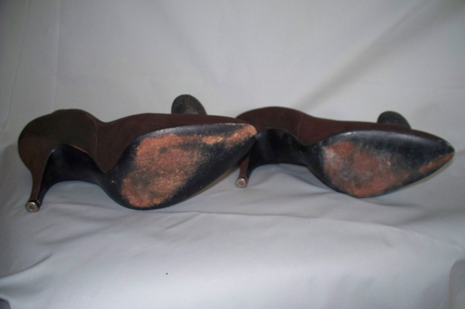 Vintage Mid Century 50's 60's Diletto by Delmar Chocolate Brown Micro ...