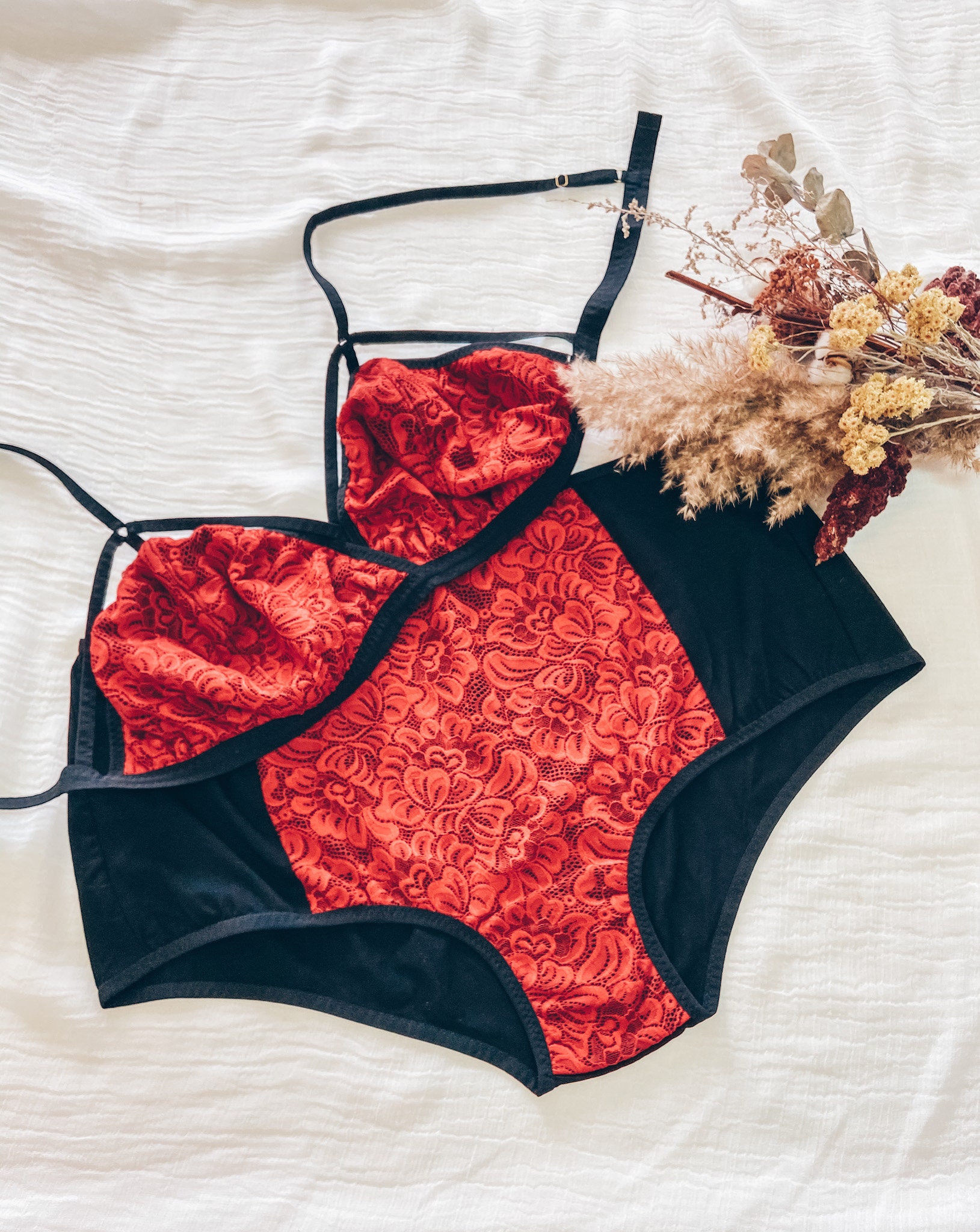 PLUS SIZE LINGERIE Set / Custom Size Lingerie Made to Measure | Etsy