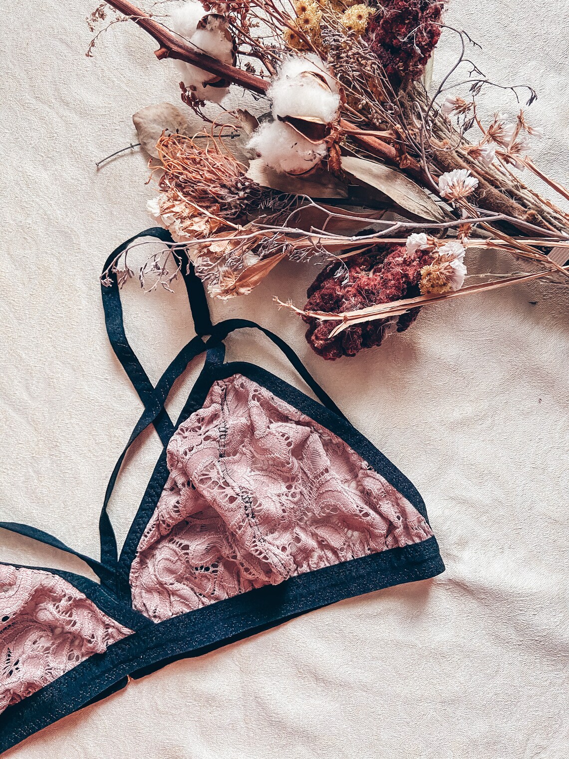Pinup Blush Pink Lace Lingerie Set Dusty Pink Lingerie Set Etsy
